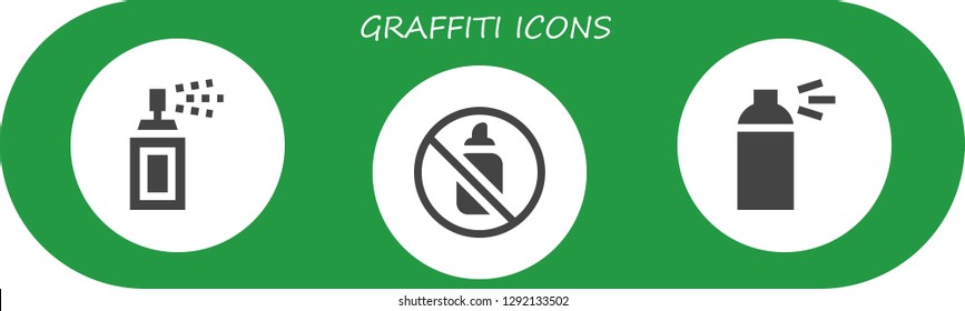 Graffiti Icon Set 3 Filled Graffiti: เวกเตอร์สต็อก (ปลอดค่าลิขสิทธิ์ ...