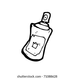 Cartoon Graffiti Spray Can Stock Vector (Royalty Free) 117844855