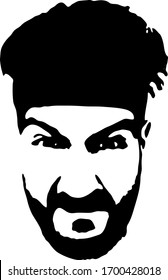 569 Angry face stencils Images, Stock Photos & Vectors | Shutterstock