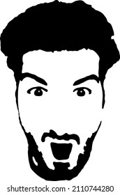 569 Angry face stencils Images, Stock Photos & Vectors | Shutterstock