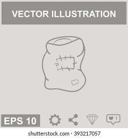 Grain Bag Vector Icon Stock Vector (Royalty Free) 502914769