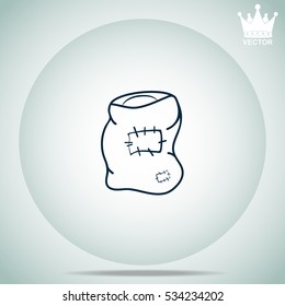 Grain Bag Vector Illustration Stock Vector (Royalty Free) 534234202 ...