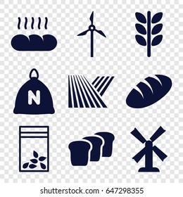 Grain Icon Collection 9 Grain Outline Stock Vector (Royalty Free ...