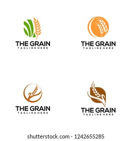 Grain Logo Design Stock Vector (Royalty Free) 1242655285 | Shutterstock