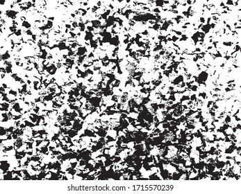 Grain Texture Overlay Backgroundmonochrome Black Grunge Stock Vector ...