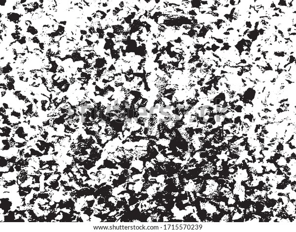 Grain Texture Overlay Backgroundmonochrome Black Grunge Stock Vector ...