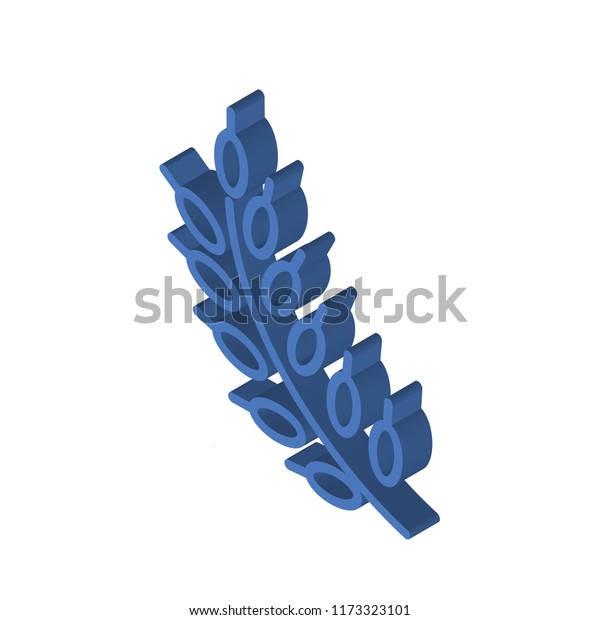 Grains Isometric Left Top View 3d Stock Vector (Royalty Free ...