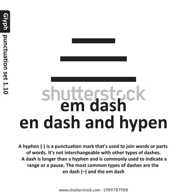 Grammar Icon N Dash M Dash Stock Vector (Royalty Free) 1989787988 ...