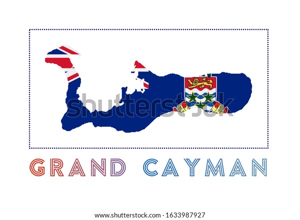 Grand Cayman Logo Map Grand Cayman Stock Vector (Royalty Free ...