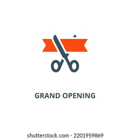 Grand Opening Icon Simple Element Illustration Stock Vector (Royalty ...