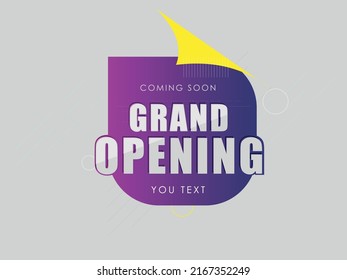 Grand Opening Vector File Stock Vector (Royalty Free) 2167352249 ...