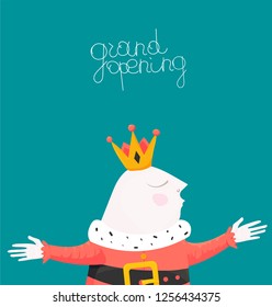 Grand Opening Vector Illustration Cartoon Grand: vector de stock (libre ...