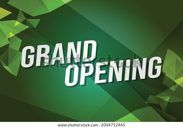 Grand Opening Word Concept Vector Illustration Stock Vector (Royalty ...