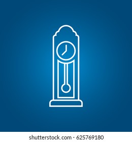 Grandfather Clock Icon Stock Vector (Royalty Free) 625769180 | Shutterstock