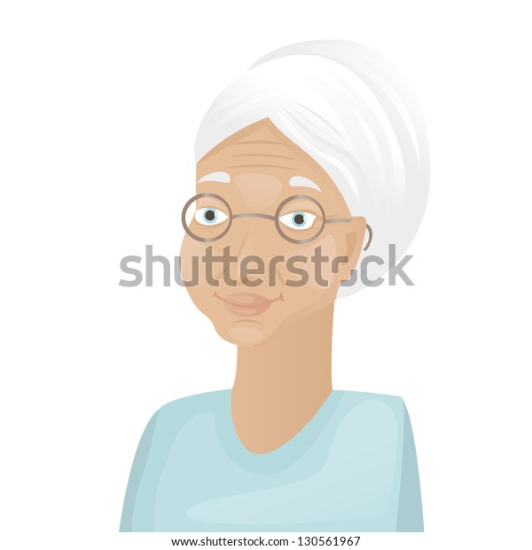 Grandmother Portrait Vector Version Stock Vector (Royalty Free ...