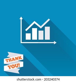 Graph Chart Sign Icon Diagram Symbol Stock Illustration 212840749 ...
