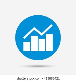 Graph Chart Sign Icon Diagram Symbol Stock Vector (Royalty Free) 413883421