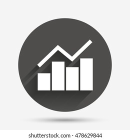Graph Chart Sign Icon Diagram Symbol Stock Vector (Royalty Free) 200657297