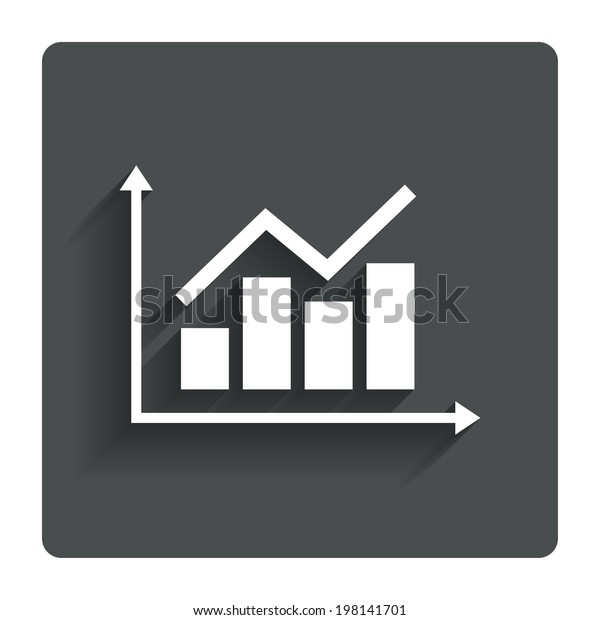 Graph Chart Sign Icon Diagram Symbol Stock Vector (Royalty Free ...