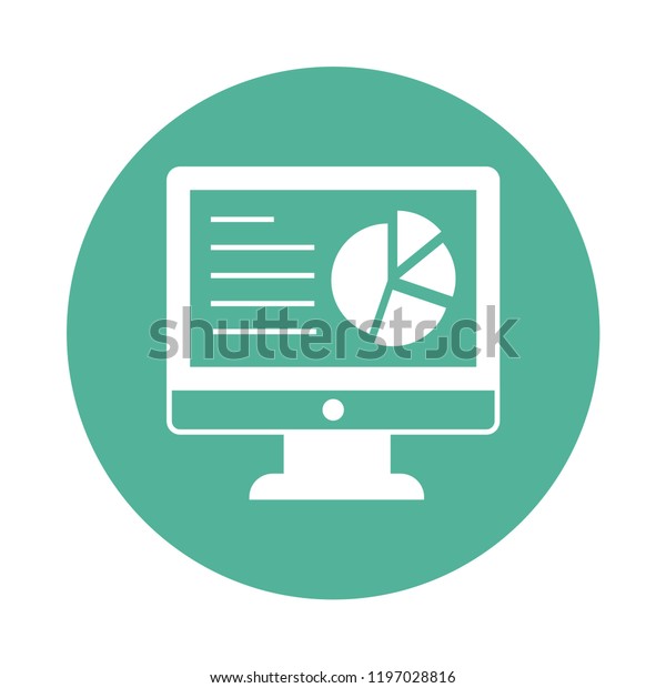 Graph Circle Color Glyphs Stock Vector (Royalty Free) 1197028816 ...