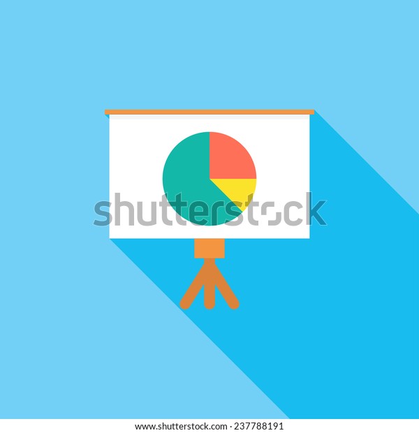 Graph Flat Icon Modern Flat Icons Stock Vector (Royalty Free) 237788191 ...