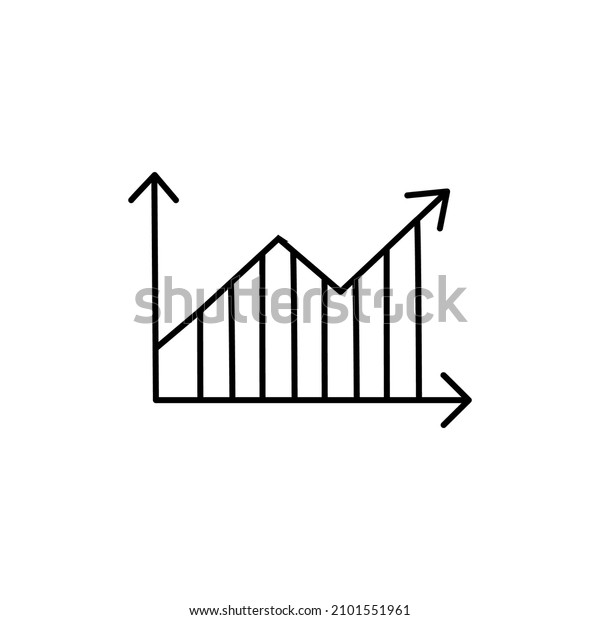 Graph Icon Black Line Style Icon Stock Vector (Royalty Free) 2101551961 ...