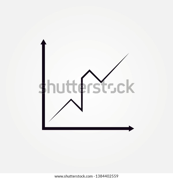Graph Icon Simple Outline Graph Vector Stock Vector (Royalty Free ...