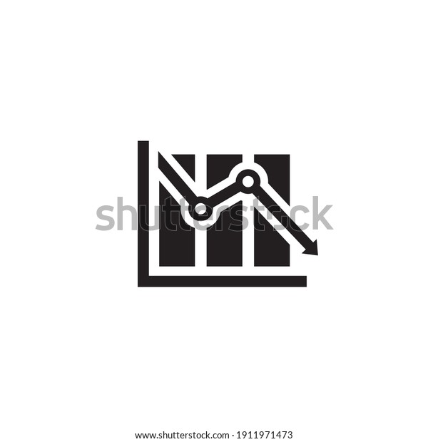 Graph Icon Symbol Sign Vector Stock Vector (Royalty Free) 1911971473 ...