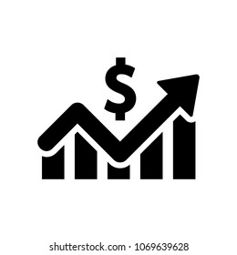 Financial Recovery Icon Stock Vector (Royalty Free) 747791347 ...