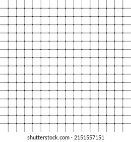 Graph Paper Black Lines Black Dots Stock Vector (Royalty Free ...