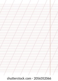 Graph Paper Printable Lined Grid Paper Stock Vector (Royalty Free ...