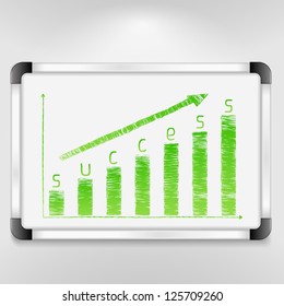 Graph Success Vector Eps10 Illustration Stock Vector (Royalty Free ...