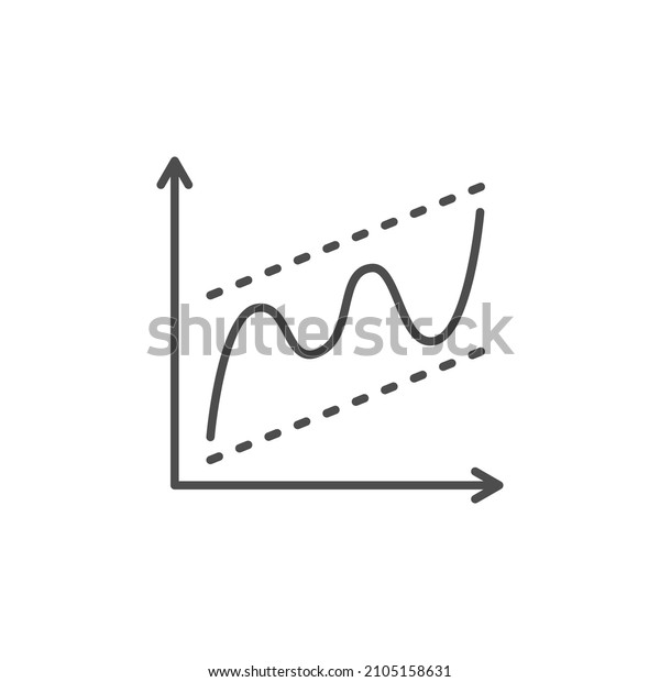 Graph Trend Line Outline Icon Stock Vector (Royalty Free) 2105158631 ...