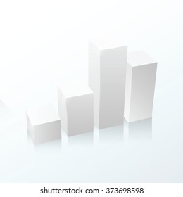 Graph Vector Infographic White Color: เวกเตอร์สต็อก (ปลอดค่าลิขสิทธิ์ ...