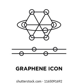 Graphene Icon Vector Isolated On White Stock Vector (Royalty Free ...
