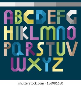 Graphic Alphabet Stock Vector (Royalty Free) 156981650 | Shutterstock