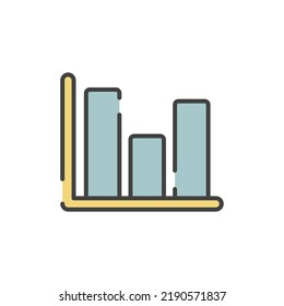 Graphic Analysis Icon Vector Illustration On Stock Vector (Royalty Free ...