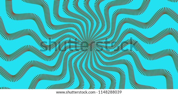 Graphic Banner Wavy Star Pattern Blue Stock Vector (Royalty Free ...