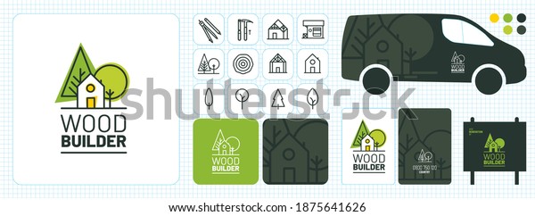 Graphic Charter Visual Identity Logo Advertising Stock Vector (Royalty ...