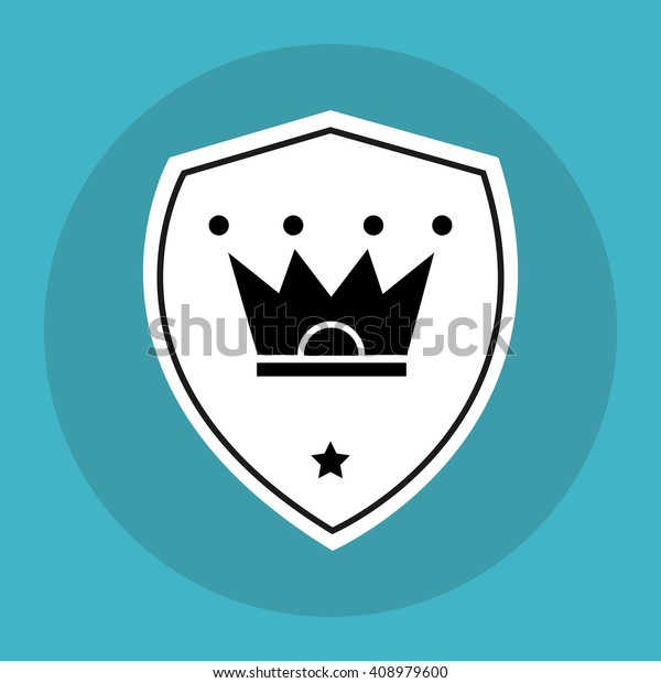 Graphic Design Crown Vector Illustration Stock Vector (Royalty Free ...