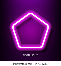 Graphic Design Neon Light Vector Stock Vector (Royalty Free) 1477787327 ...