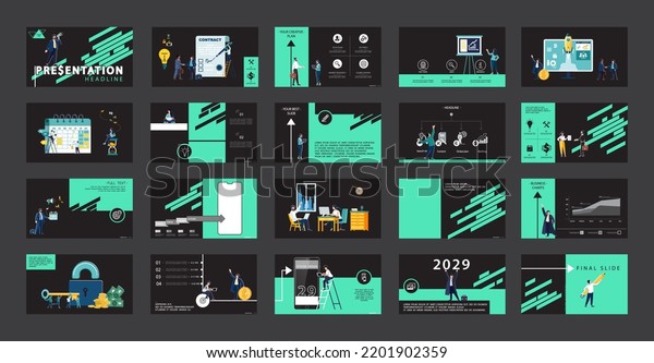 Graphic Design Project Presentation Powerpoint Infographic Stock Vector ...