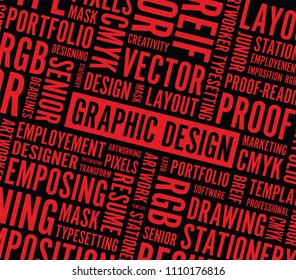 Graphic Design Red Background Stock Vector (Royalty Free) 1110176816 ...
