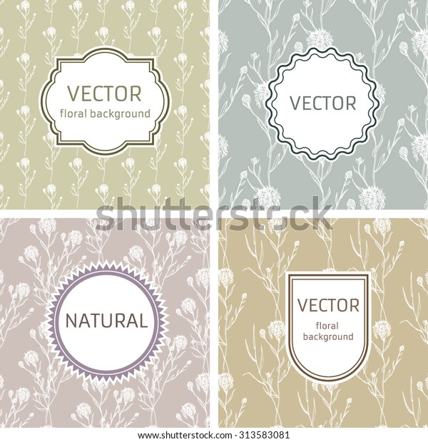 Graphic Design Templates Logo Labels Badges Stock Vector (Royalty Free ...