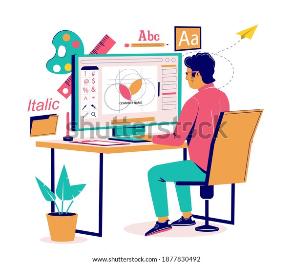 33 014 рез. по запросу «Graphic designer cartoon» — изображения ...