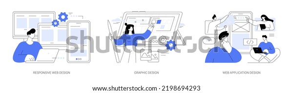 Graphic Designer Service Abstract Concept Vector Stock Vector (Royalty ...