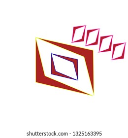 Graphic Drawing Red Fill Stock Vector (Royalty Free) 1325163395 ...