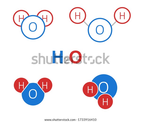 Graphic H2o Vector Illustration Isolated Water Stock Vector (Royalty ...