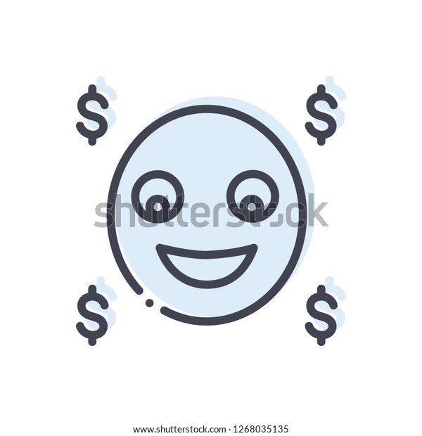 Graphic Icon Complacent Stock Vector (Royalty Free) 1268035135 ...