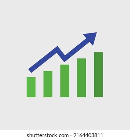 Graphic Icon Vector Simple Growth Sign Stock Vector (Royalty Free ...